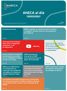ANECA al día nº29 - Aneca Web